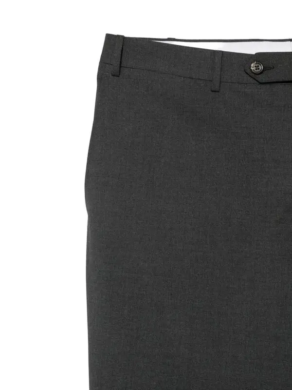 Canali Travel Pressed-crease Tailored Trousers
