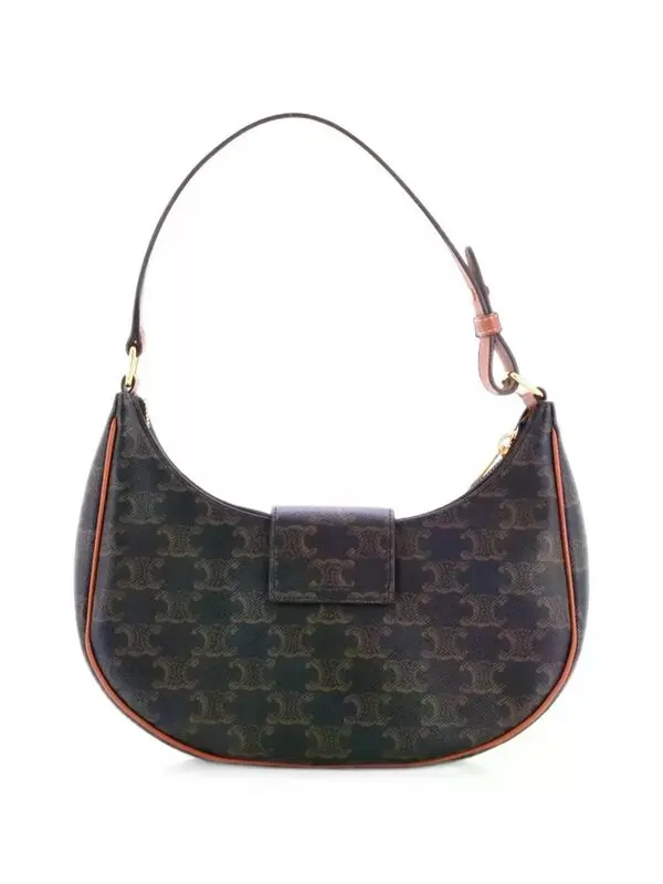 Celine Ava Triomphe Bag Triomphe Coated Canvas Shoulder Bag