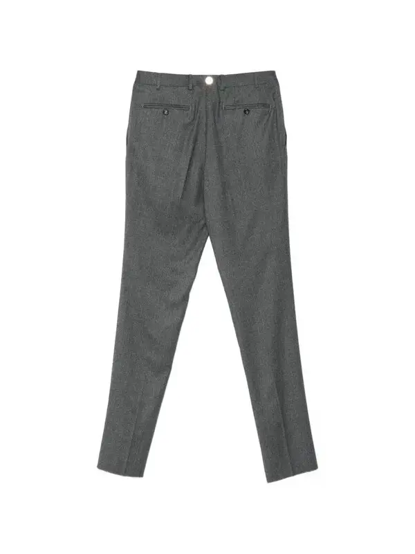 Canali Impeccabile Pressed-crease Tailored Trousers
