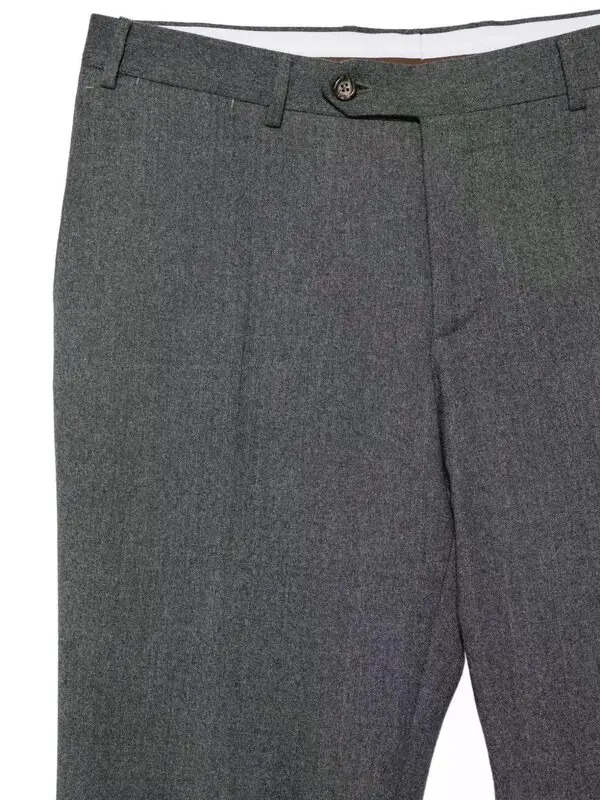 Canali Impeccabile Pressed-crease Tailored Trousers