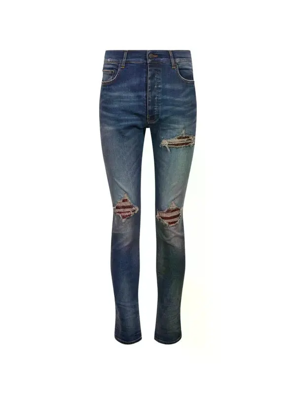 Amiri Distressed Slim-fit Jeans