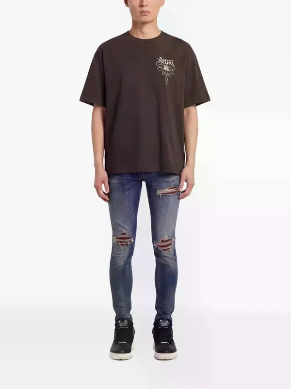 Amiri Distressed Slim-fit Jeans