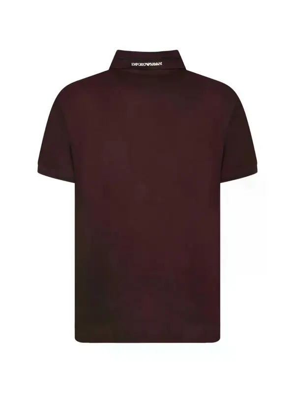 Emporio Armani Piqué Polo With Embroidered Logo