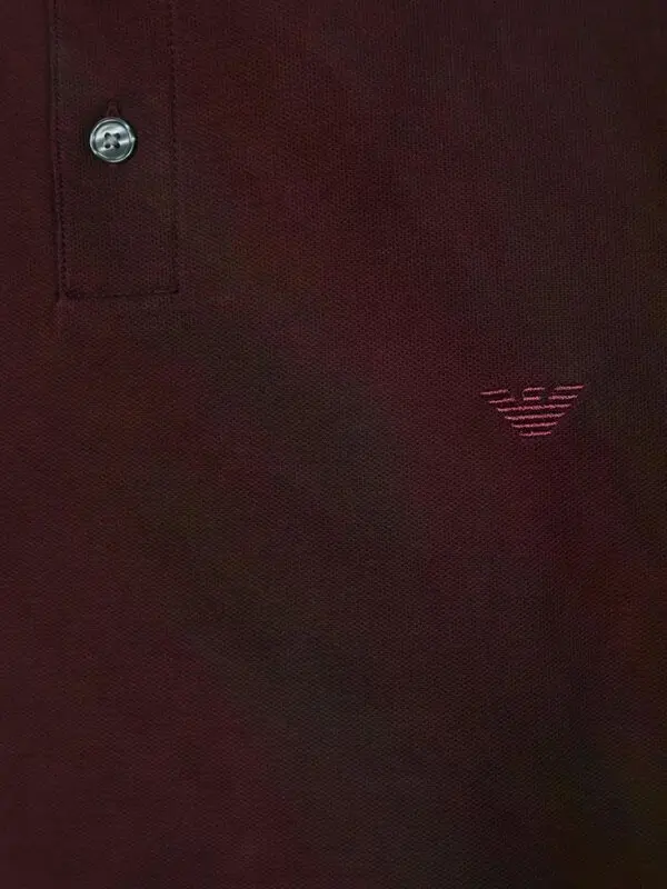 Emporio Armani Piqué Polo With Embroidered Logo