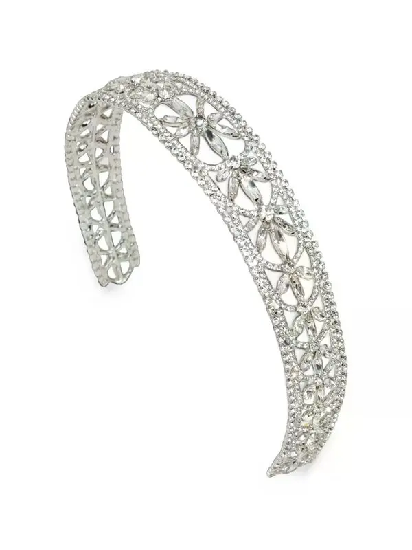 JENNIFER BEHR Epoch Crystal-embellished Headband - Silver