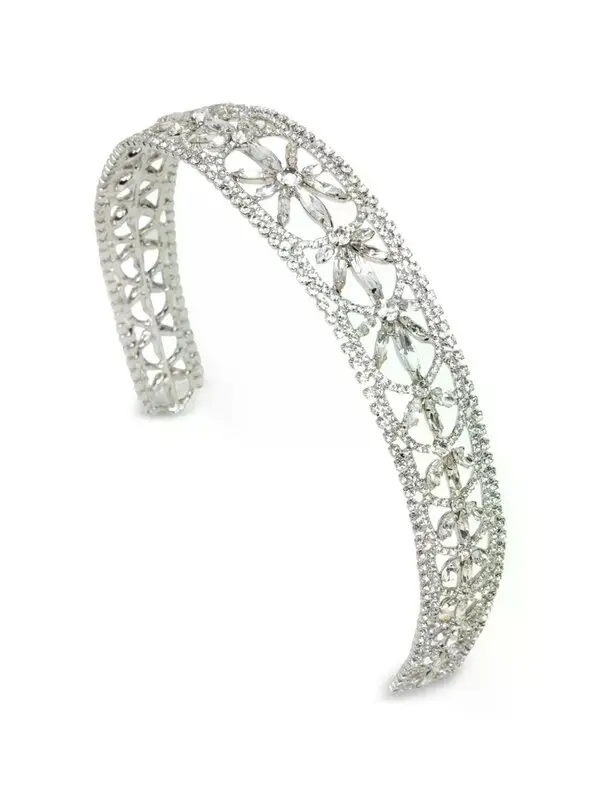JENNIFER BEHR Epoch Crystal-embellished Headband - Silver