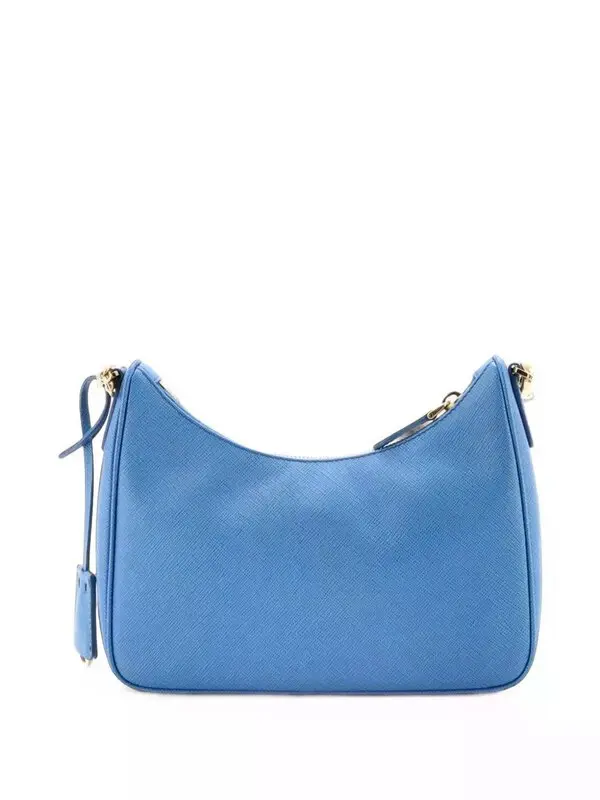 Prada Re-edition 2005 Shoulder Bag Saffiano Leather Small Crossbody Bag - Blue