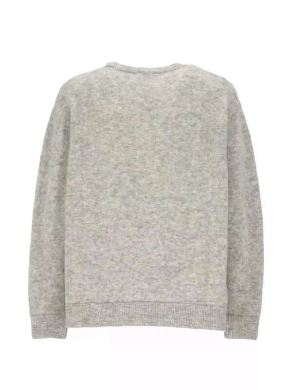 American Vintage Vitow Logo-patch Knitted Sweater