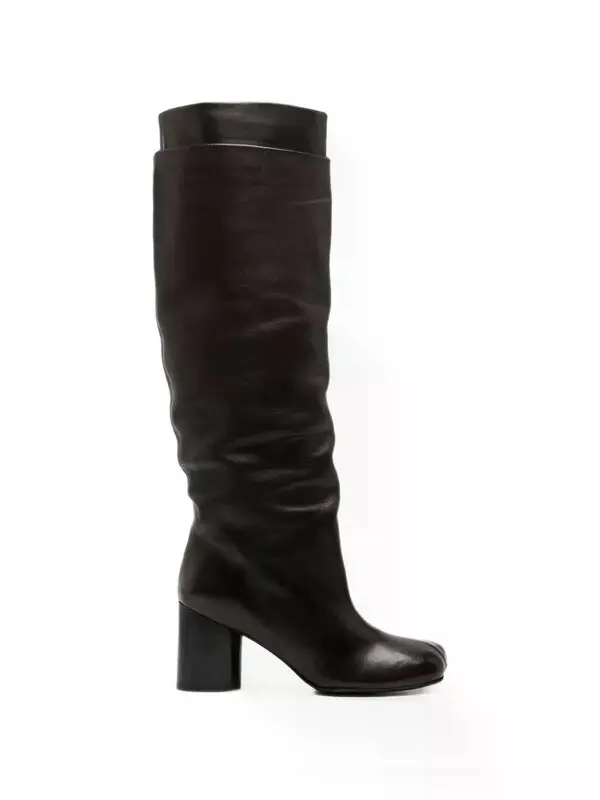 LISKA Square-toe Block-heel Boots