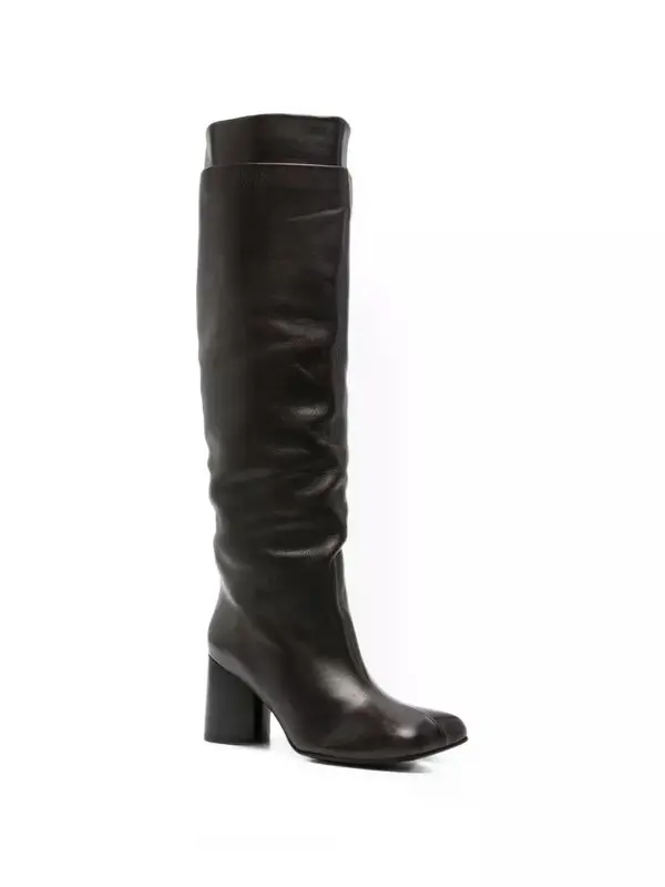 LISKA Square-toe Block-heel Boots