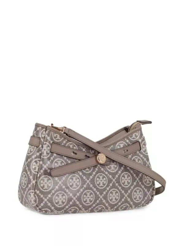 Tory Burch T-monogram Coated Jacquard Romy Zip-top Crossbody Bag