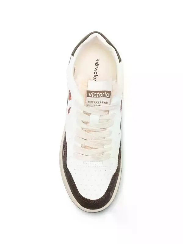 Victoria Beckham Leather Panelled Sneakers