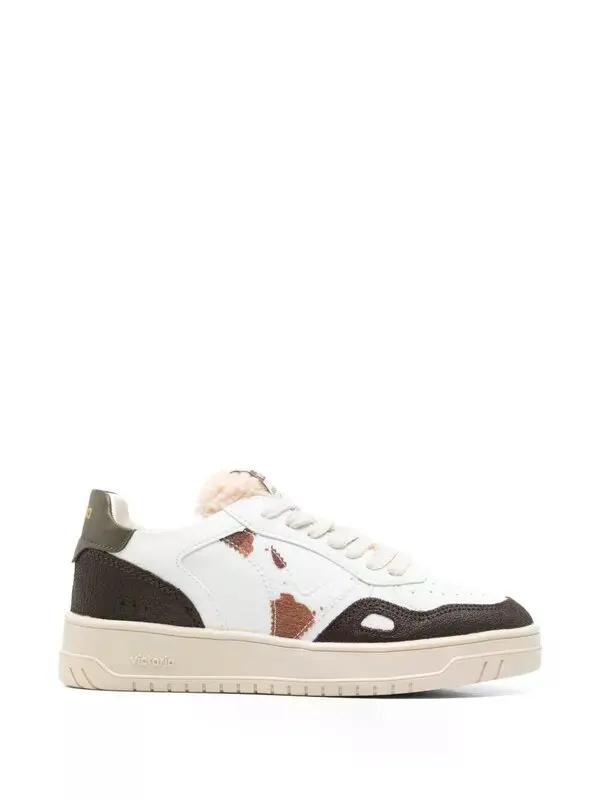 Victoria Beckham Leather Panelled Sneakers - White