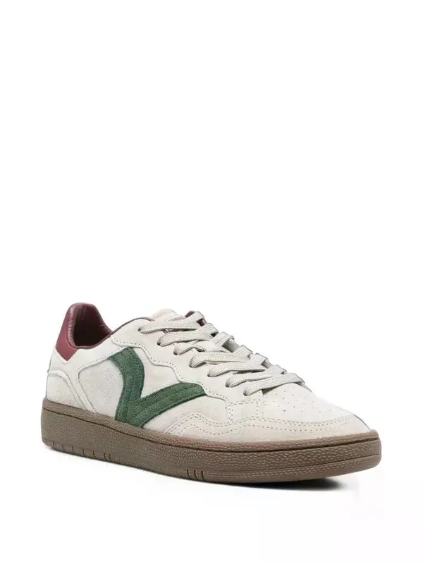 Victoria Beckham Suede Logo-patch Sneakers