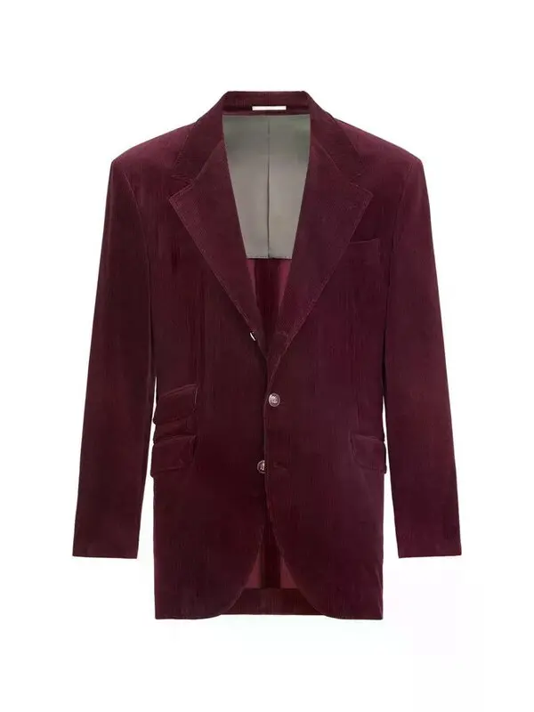Brunello Cucinelli Comfort Cotton And Cashmere Corduroy Cavallo Tailor Blazer
