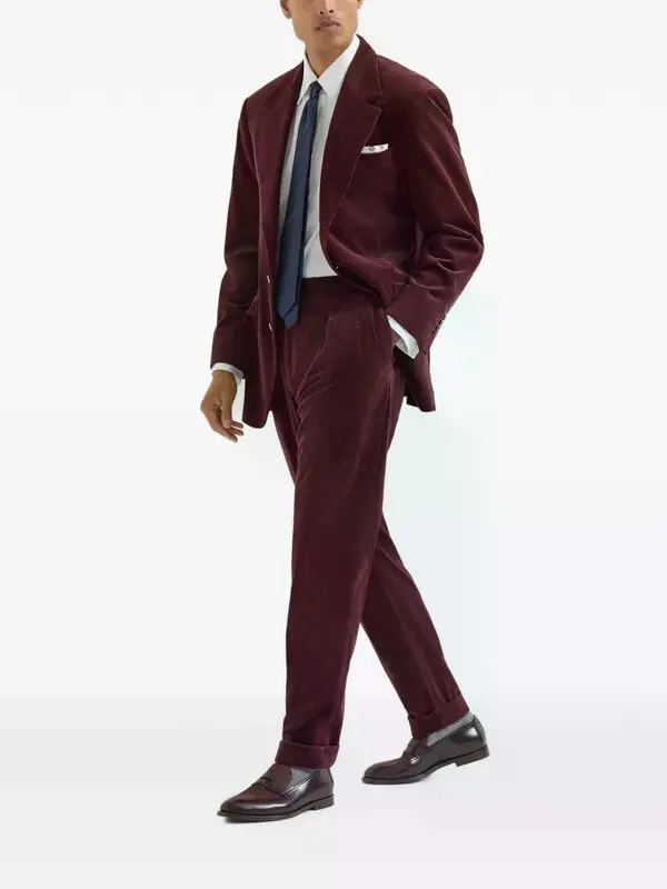 Brunello Cucinelli Comfort Cotton And Cashmere Corduroy Cavallo Tailor Blazer