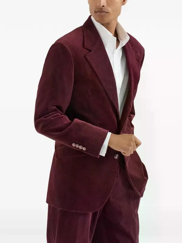 Brunello Cucinelli Comfort Cotton And Cashmere Corduroy Cavallo Tailor Blazer