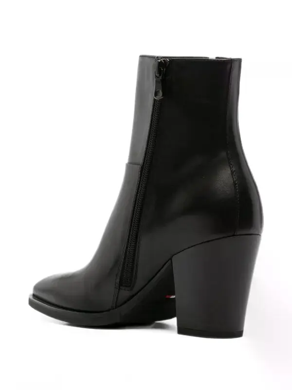 NEROGIARDINI Stud-embellished Pointed-toe Ankle Boots