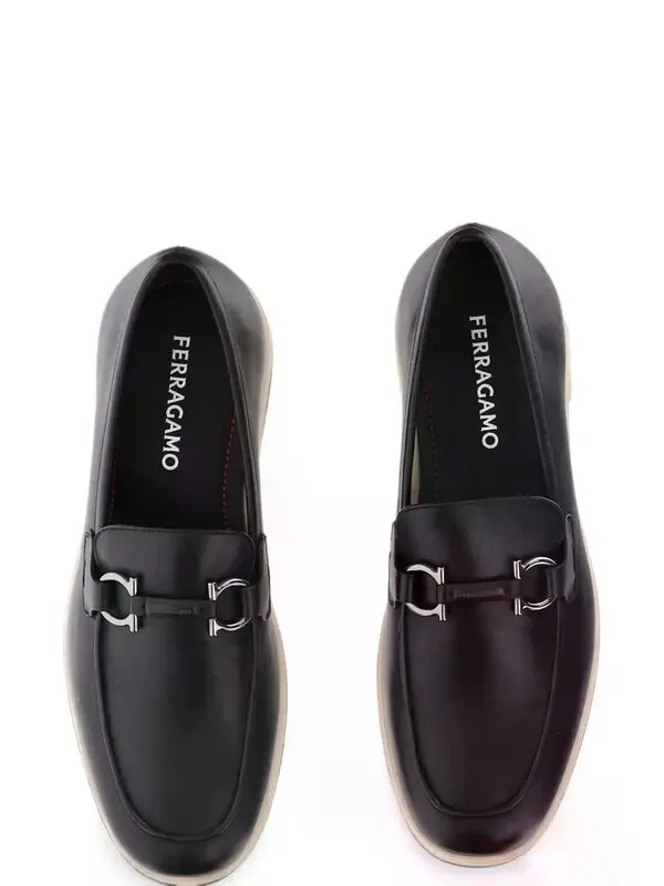 FERRAGAMO Casual Loafers With Gancini Ornament