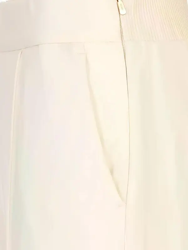 Agnona Pressed-crease Cashmere Trousers