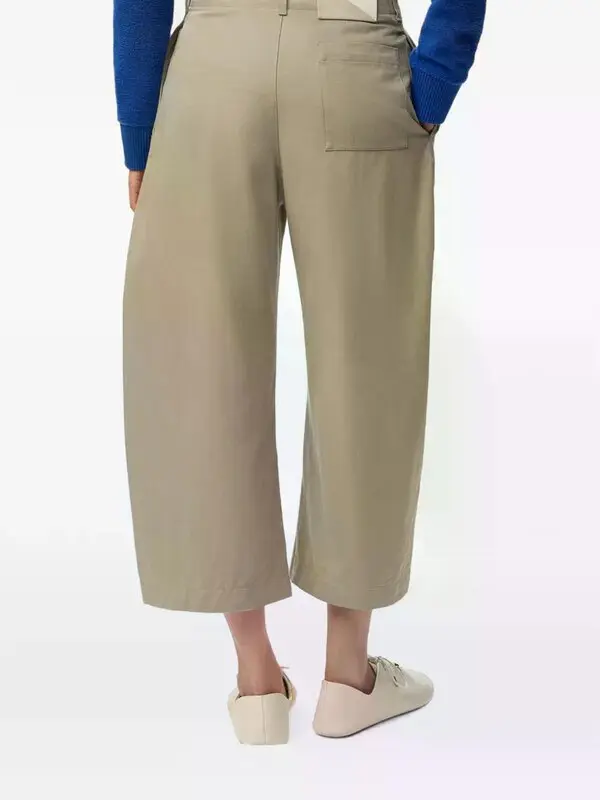 Loewe Cropped Trousers In Cotton
