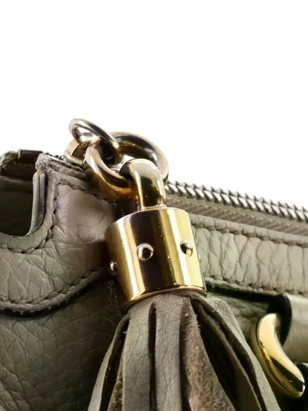 Gucci Soho Convertible Soft Top Handle Bag Leather Satchel