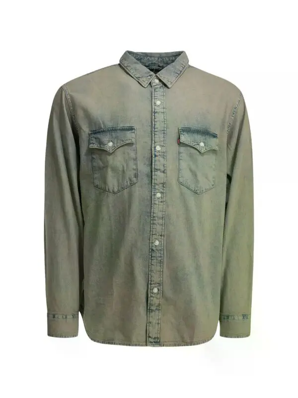 LEVI'S Acid-wash Button-down Denim Shirt