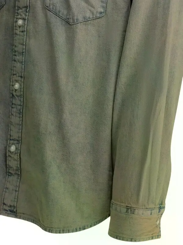LEVI'S Acid-wash Button-down Denim Shirt