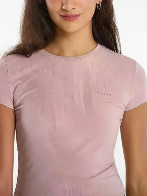 Guess Logo-embroidered T-shirt