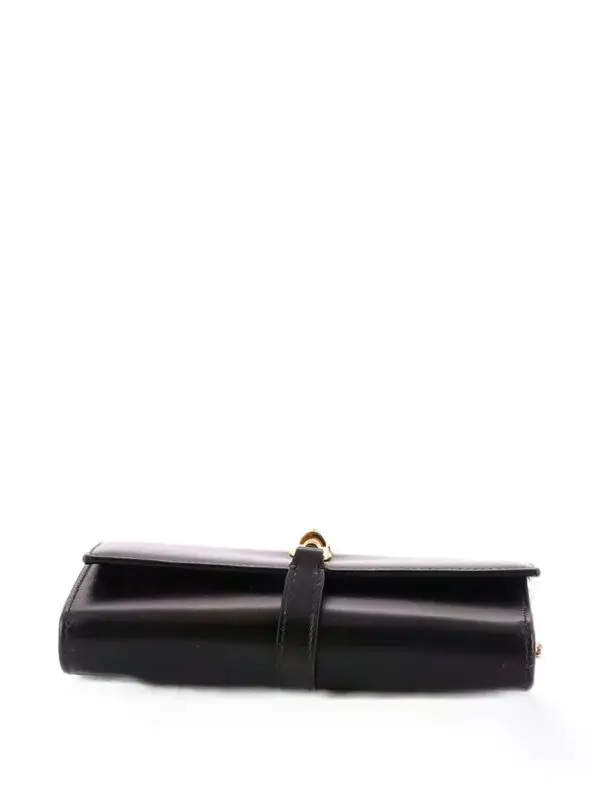 Gucci Jackie 1961 Continental Chain Wallet Leather Crossbody Bag - Black