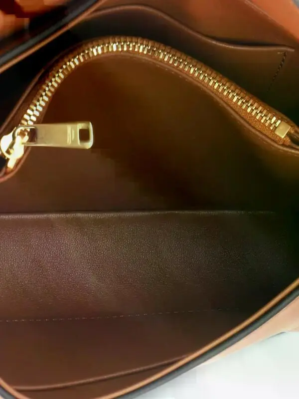 Celine Nino Top Handle Bag Leather Teen Satchel - Brown