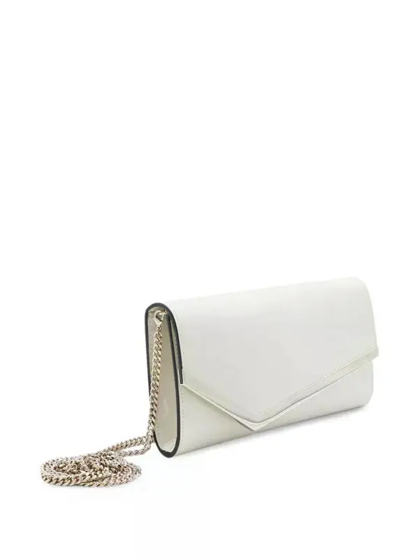 JIMMY CHOO Emmie Patent-leather Clutch Bag