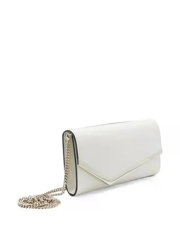 JIMMY CHOO Emmie Patent-leather Clutch Bag