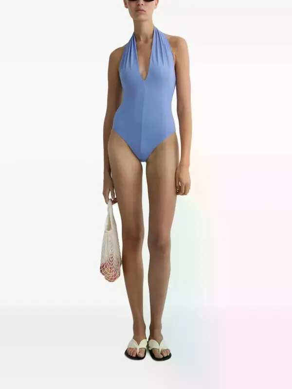 Bondi Born Blair Halterneck Swimsuit - Blue