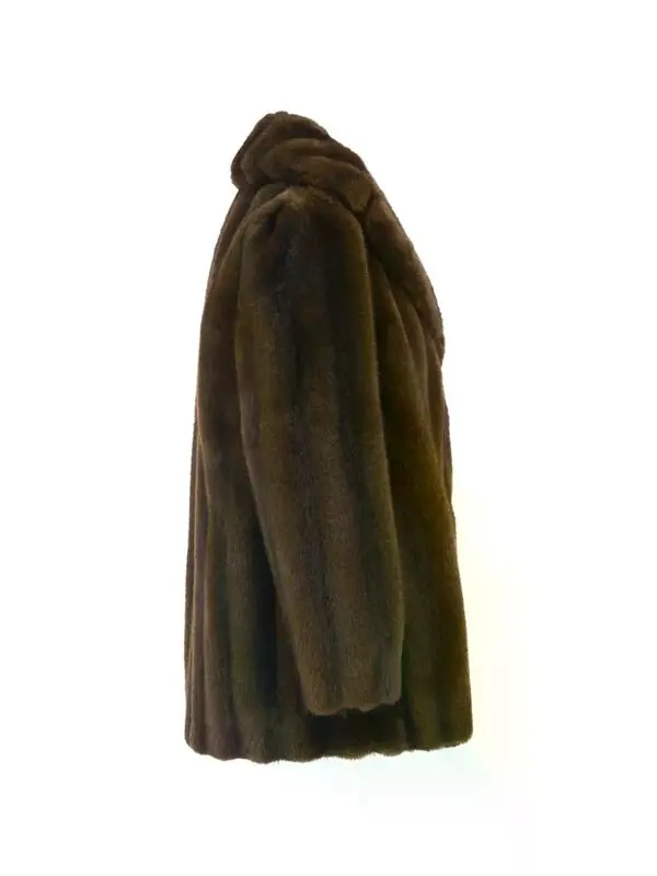 Max Mara Faux-fur Shawl-collar Coat