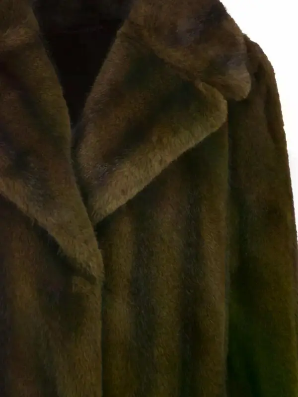 Max Mara Faux-fur Shawl-collar Coat