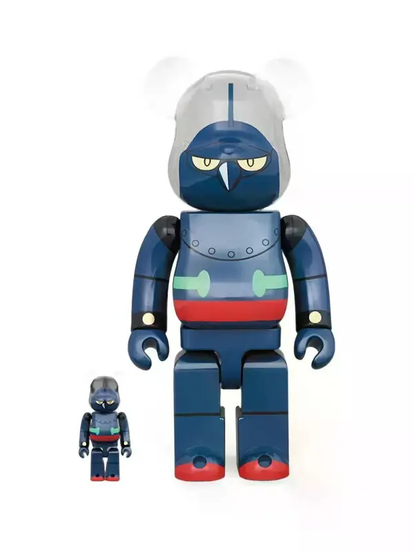BE@RBRICK Tetsujin 28-go 100% 400% Figurine Set - Blue