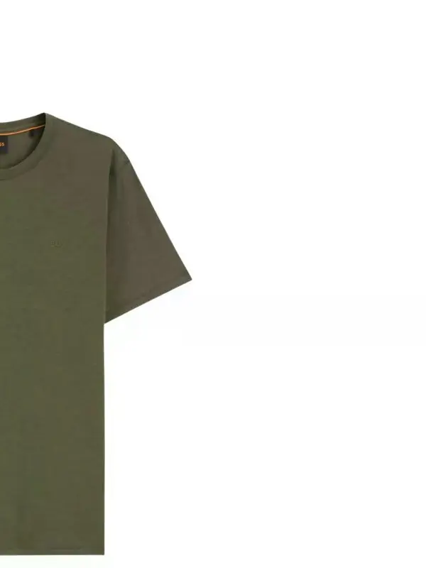 BOSS Logo-embroidered T-shirt