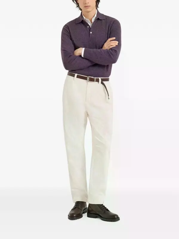 Brunello Cucinelli Garment-dyed Corduroy Trousers