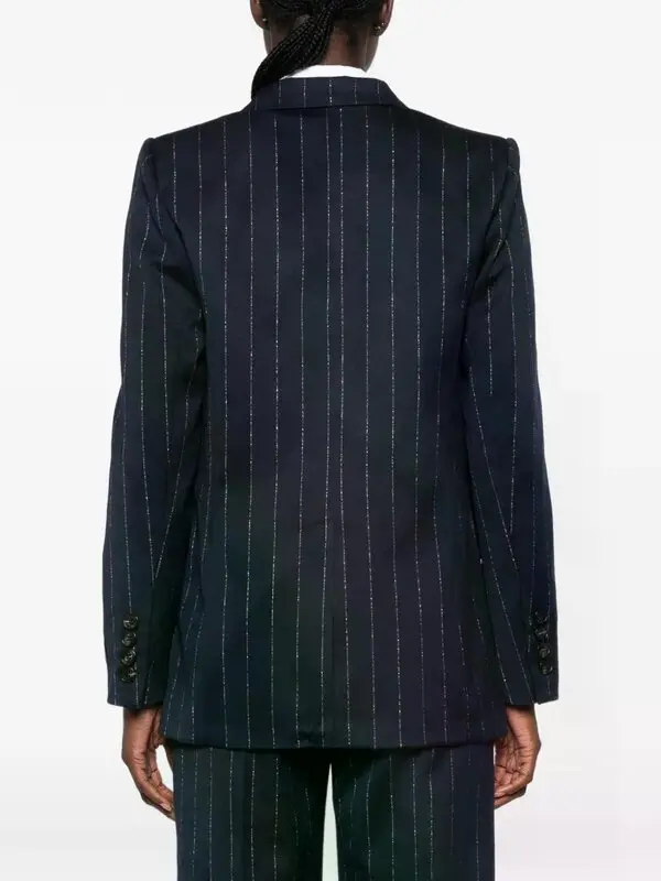 ERMANNO FIRENZE Pinstripe Double-breasted Blazer