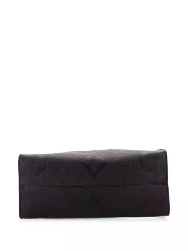 LOUIS VUITTON Onthego Monogram Empreinte Giant Mm Tote Bag - Black