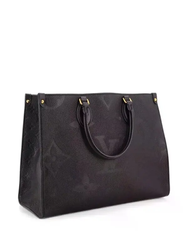 LOUIS VUITTON Onthego Monogram Empreinte Giant Mm Tote Bag - Black