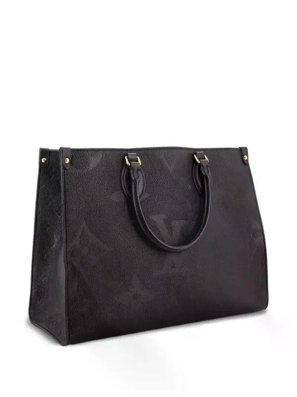 LOUIS VUITTON Onthego Monogram Empreinte Giant Mm Tote Bag - Black
