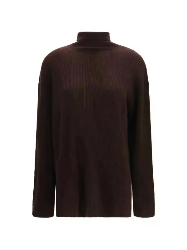 Loro Piana Camino Ribbed-knit Sweater - Brown