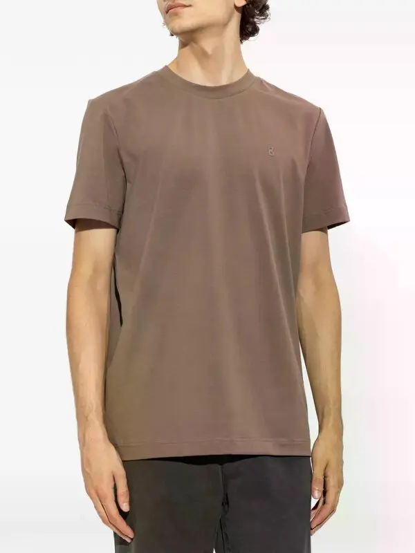 Bogner Ryan Logo-plaque T-shirt - Brown