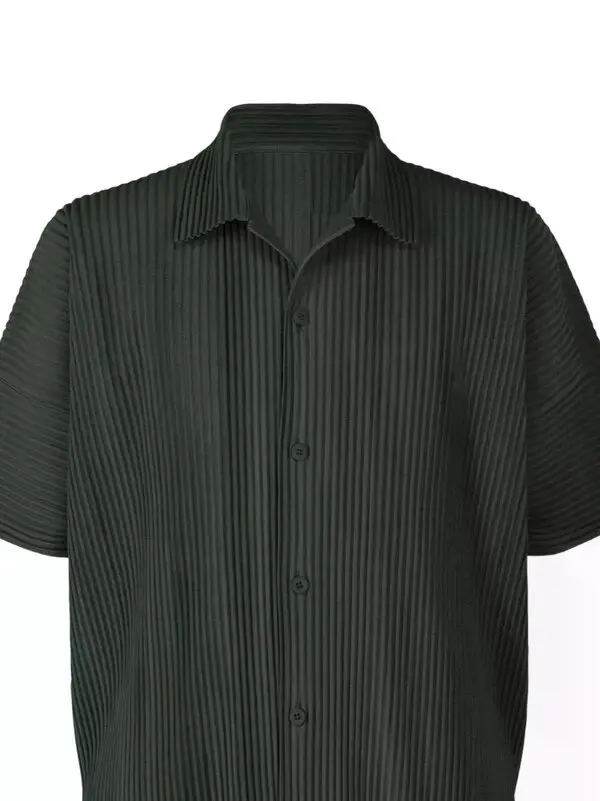 Issey Miyake Pleated Button-down Shirt