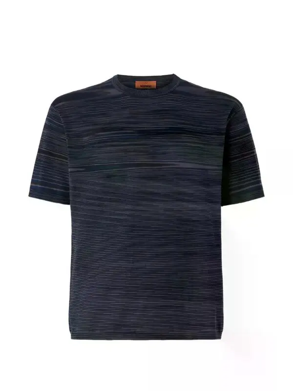 Missoni Space-dye Mercerized Cotton Crewneck T-shirt