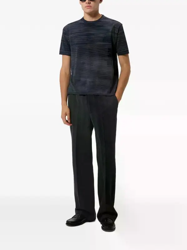 Missoni Space-dye Mercerized Cotton Crewneck T-shirt