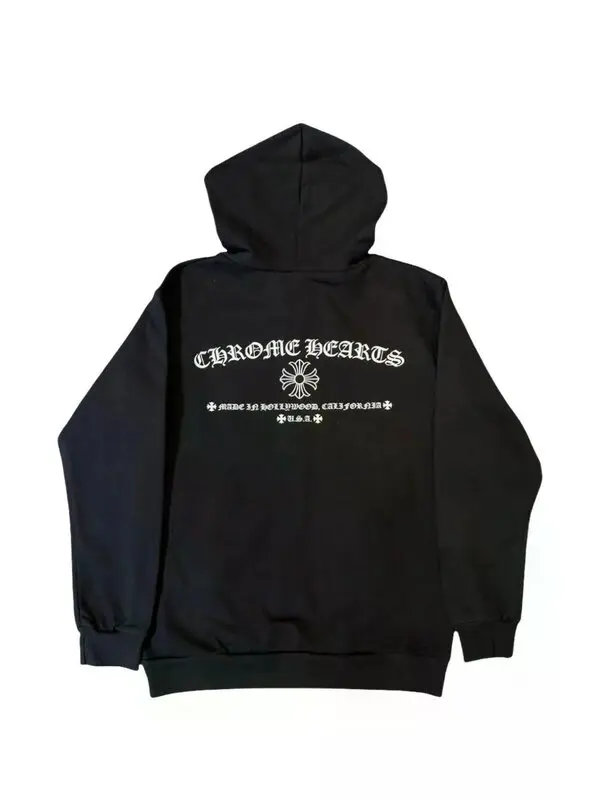 Chrome Hearts Logo-print Zip-up Hoodie