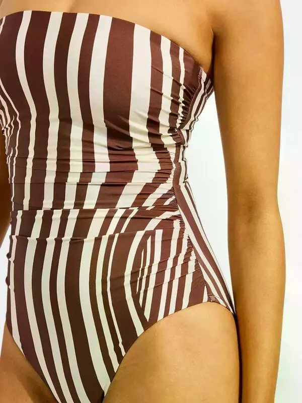 Seafolly Striped Ruched Swimsuit